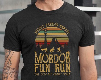 Mordor Fun Run Shirt - Etsy