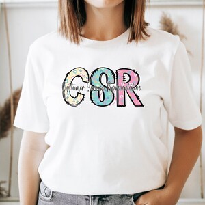 Customer Service Representative Shirt, CSR Tshirt, Customer Service ...