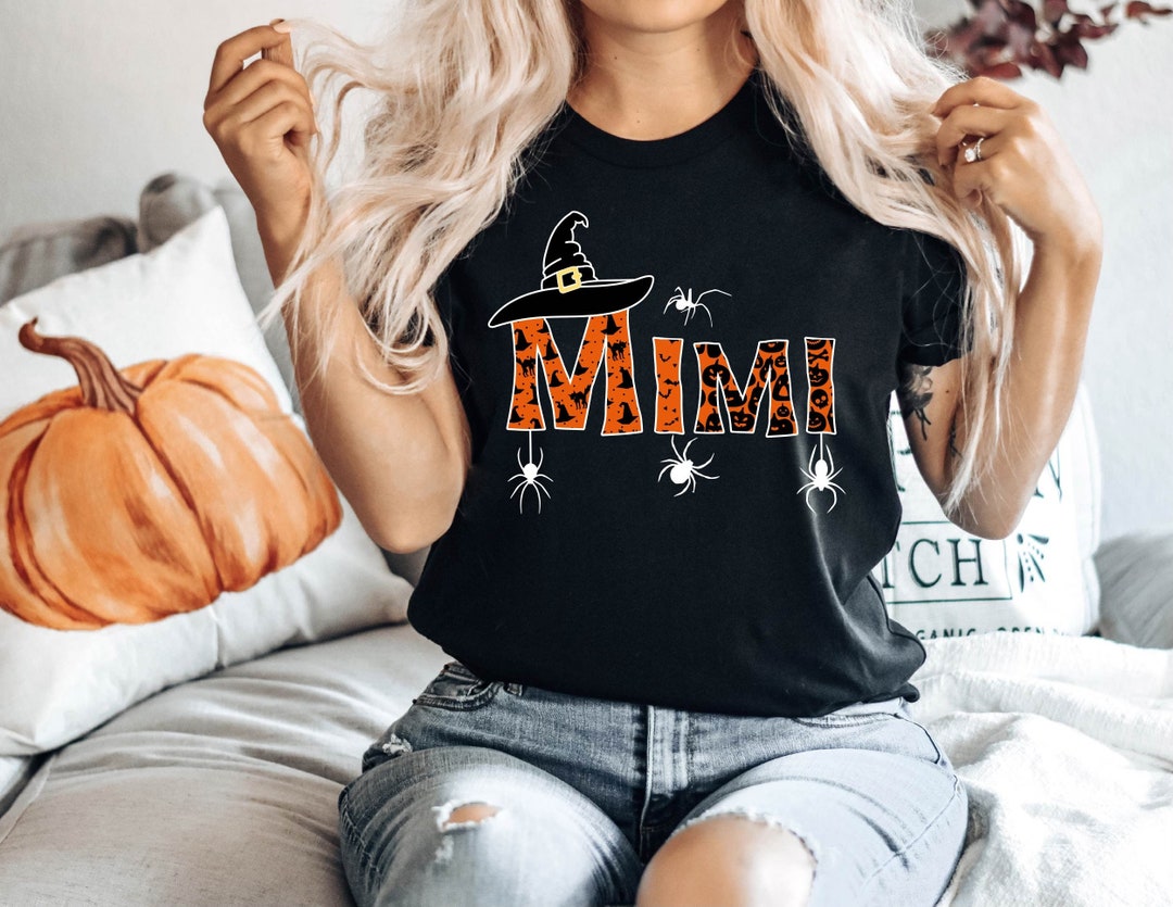 Halloween Mimi Shirt, Funny Halloween Mimi Party Tee - Etsy