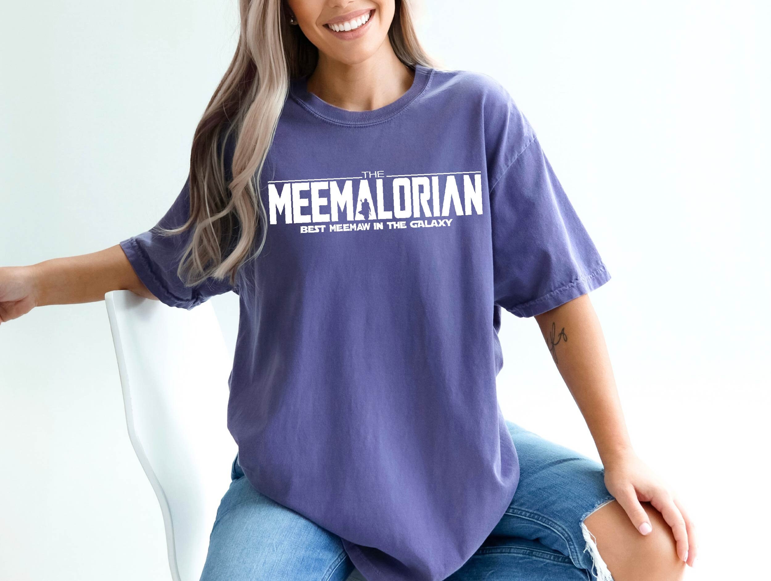Best Meemaw Shirt, the Meemalorian Tshirt, Mother's Day Meemaw Gift Tee ...