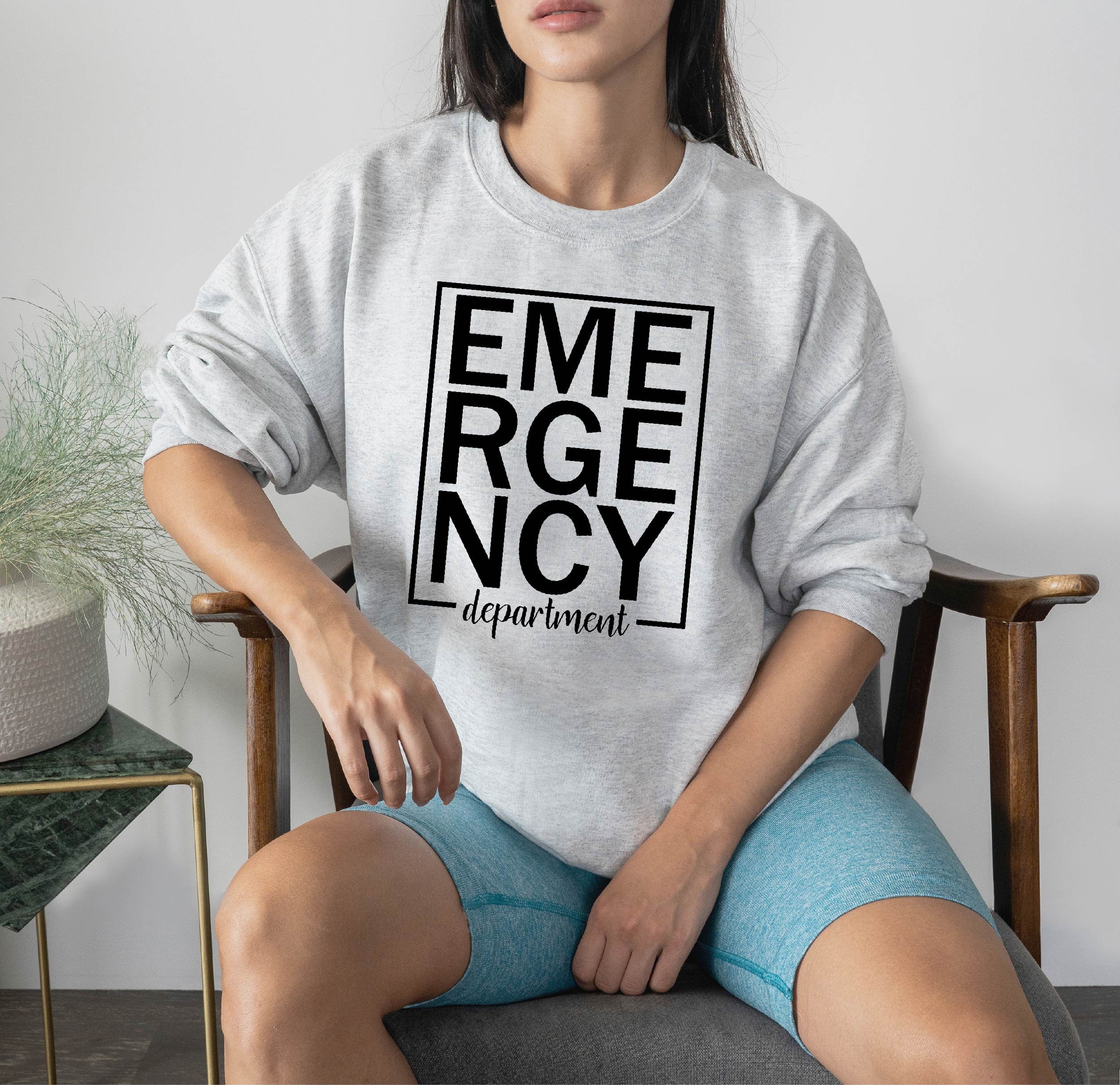 Emergency Department Sweatshirt, Emergency Department Crewneck ...