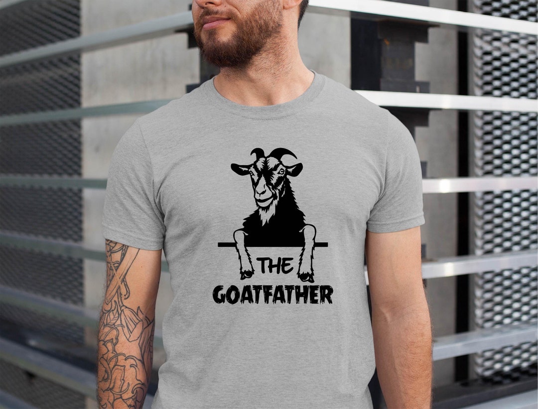 The Goatfather Shirt, Goat Dad Tshirt, Father's Day Goat Dad Unisex Tee ...