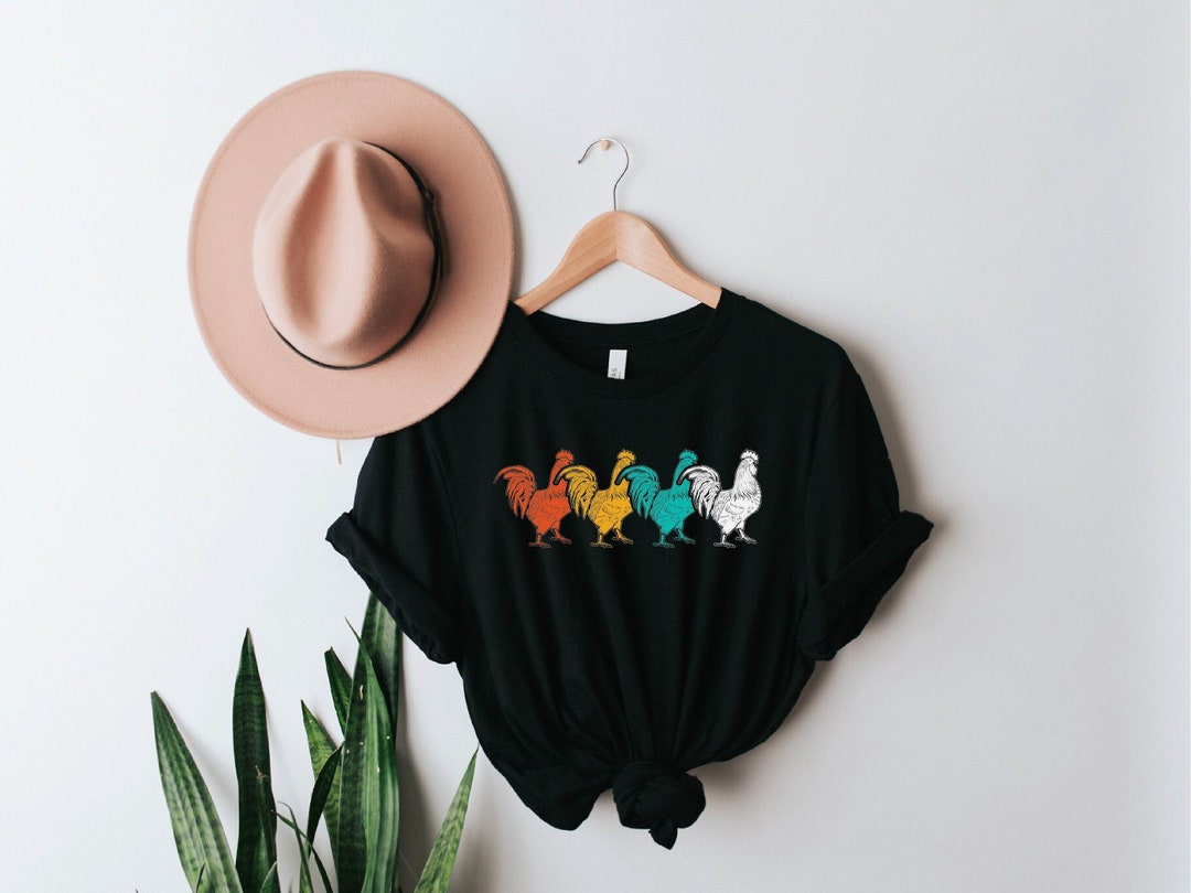 Chicken Rooster Shirt, Chicken Tshirt, Chicken Mom Tshirt, Chicken ...
