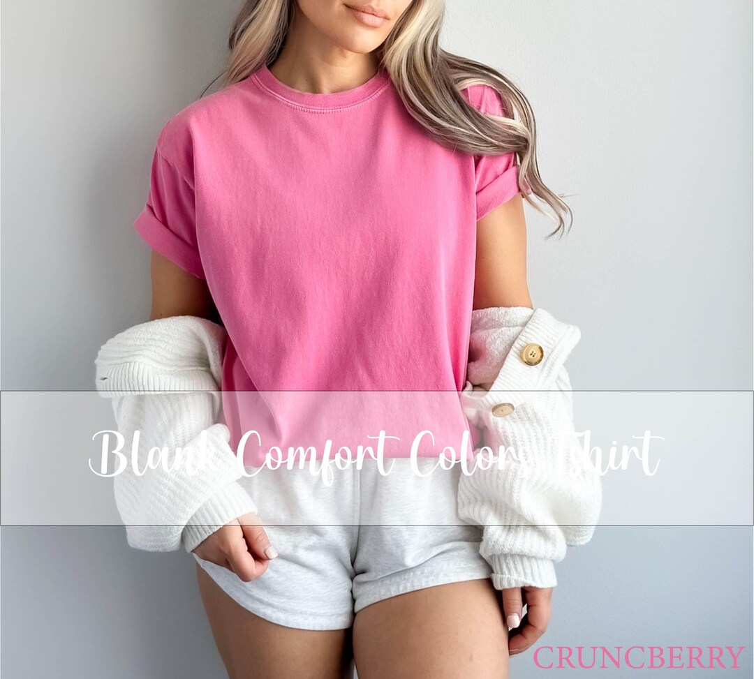 Blank Comfort Color Tshirt, Comfort Colors 1717 Shirt, Blank Color ...