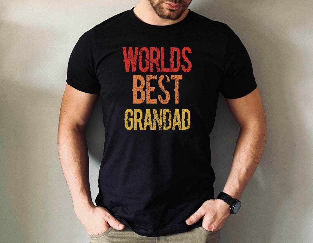 Words Best Grandad Shirt, Grandad Tsshirt, Father's Day Tshirt, Grandad ...