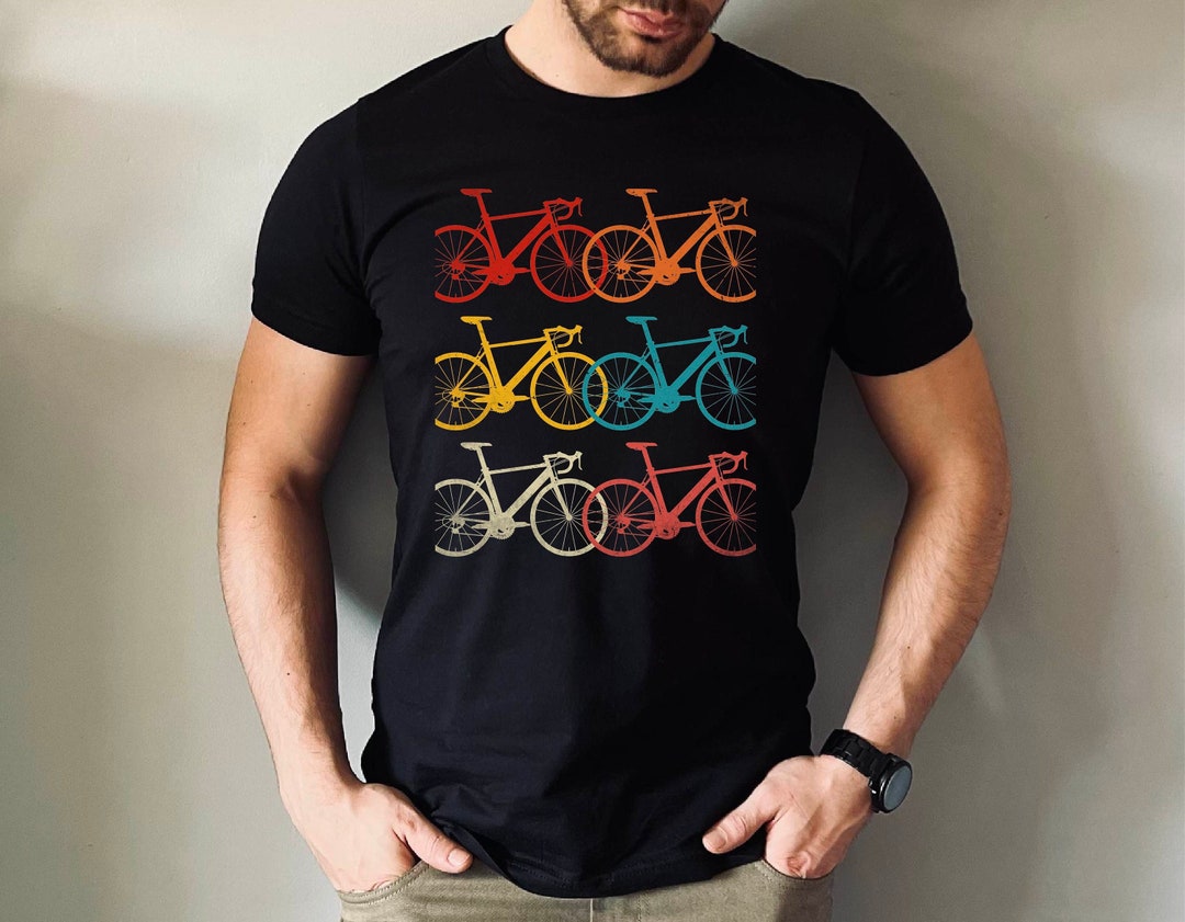 Bicycle Retro Cycling T-shirt, Cyclist Unisex Shirt, Mountain Bike ...