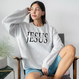 Jesus Sweatshirt, Christian Hooded, Jesus the Way the Truth the Life ...