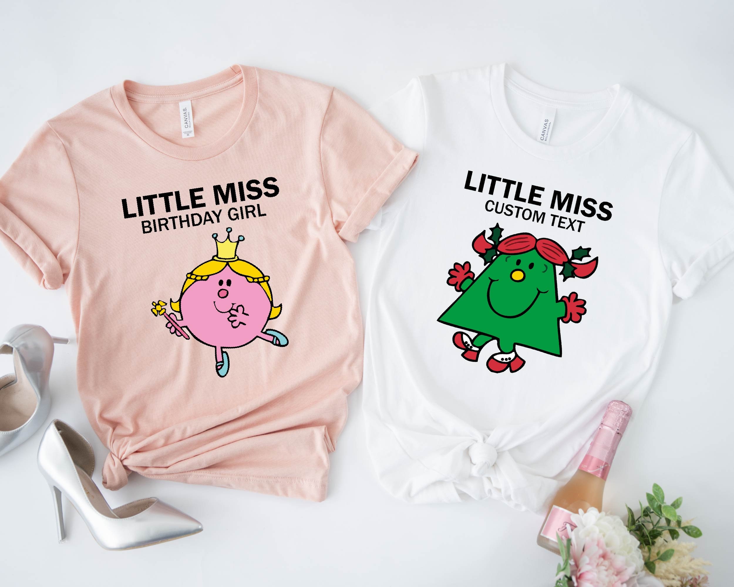 Personalized Little Miss Shirt, Little Miss Unisex Tshirt, Custom ...