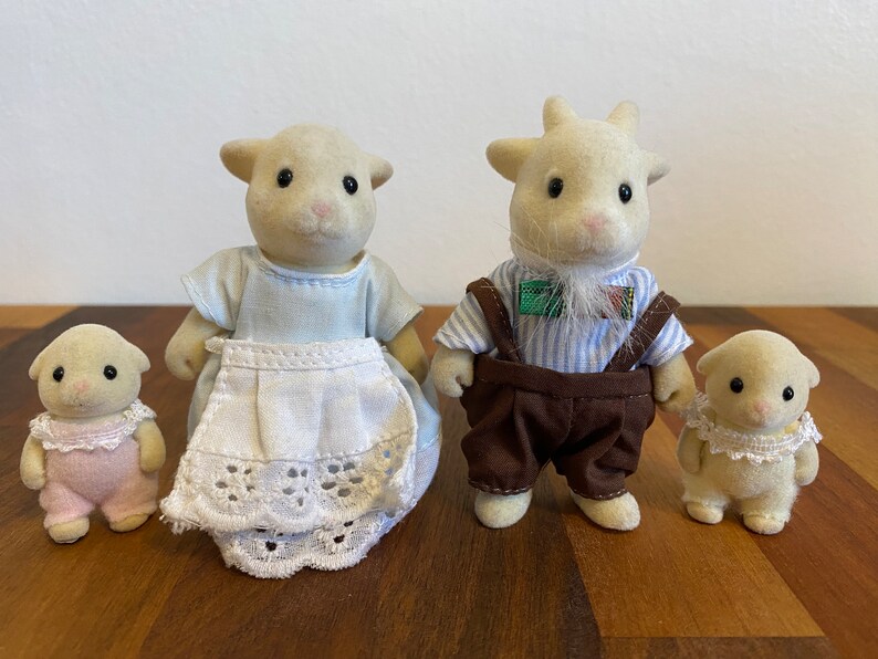 Sylvanian Families Owl, Panda, Goat, Koala Family Figures Discontinued ...