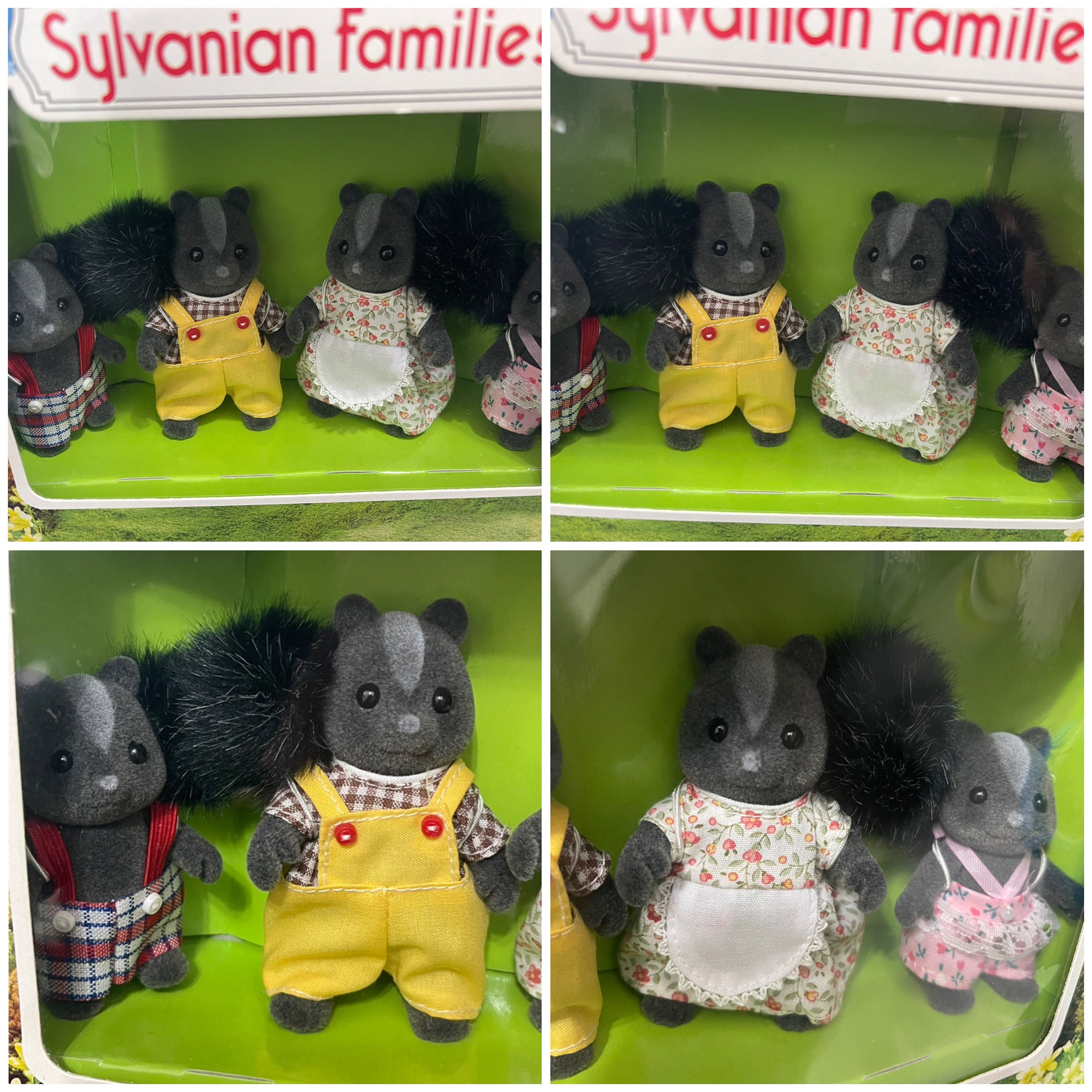 Sylvanian Families Calico Critters Vintage Flair Skunk, Norwood Mouse ...