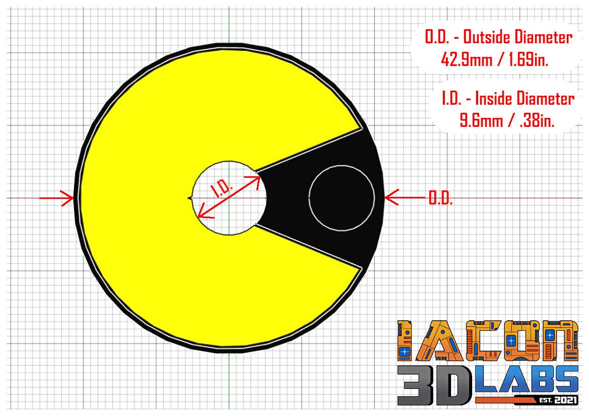 Pac-man Arcade 1up Joystick Dust Cover (single) - Etsy