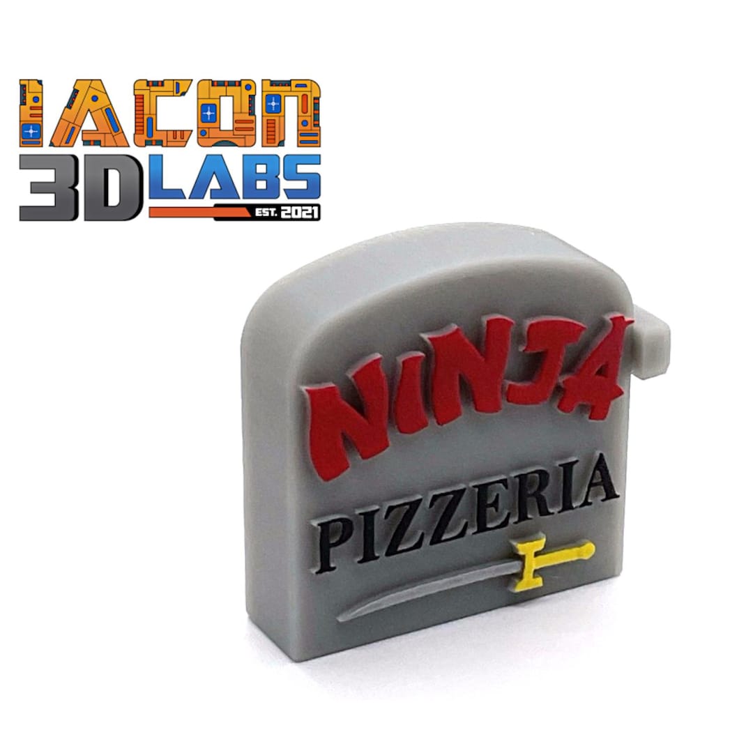 TMNT Street Scene Ninja Pizzeria Sign - Etsy