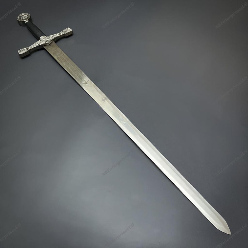 Handmade King Arthur Excalibur Swords, Hand Forged Stainless Steel ...