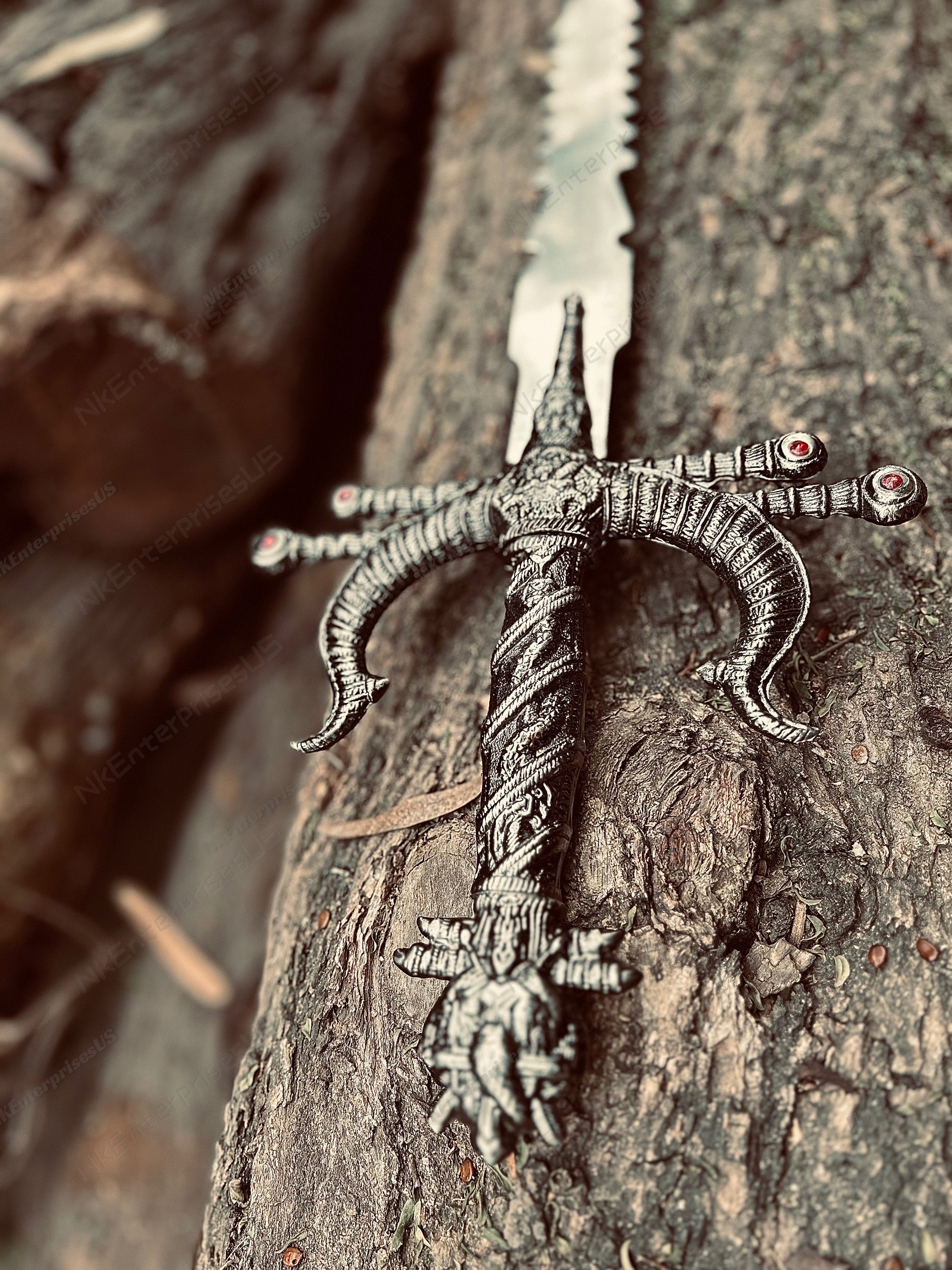 Handmade Dragon Swords, Hand Forged Stainless Steel Swords, Viking ...