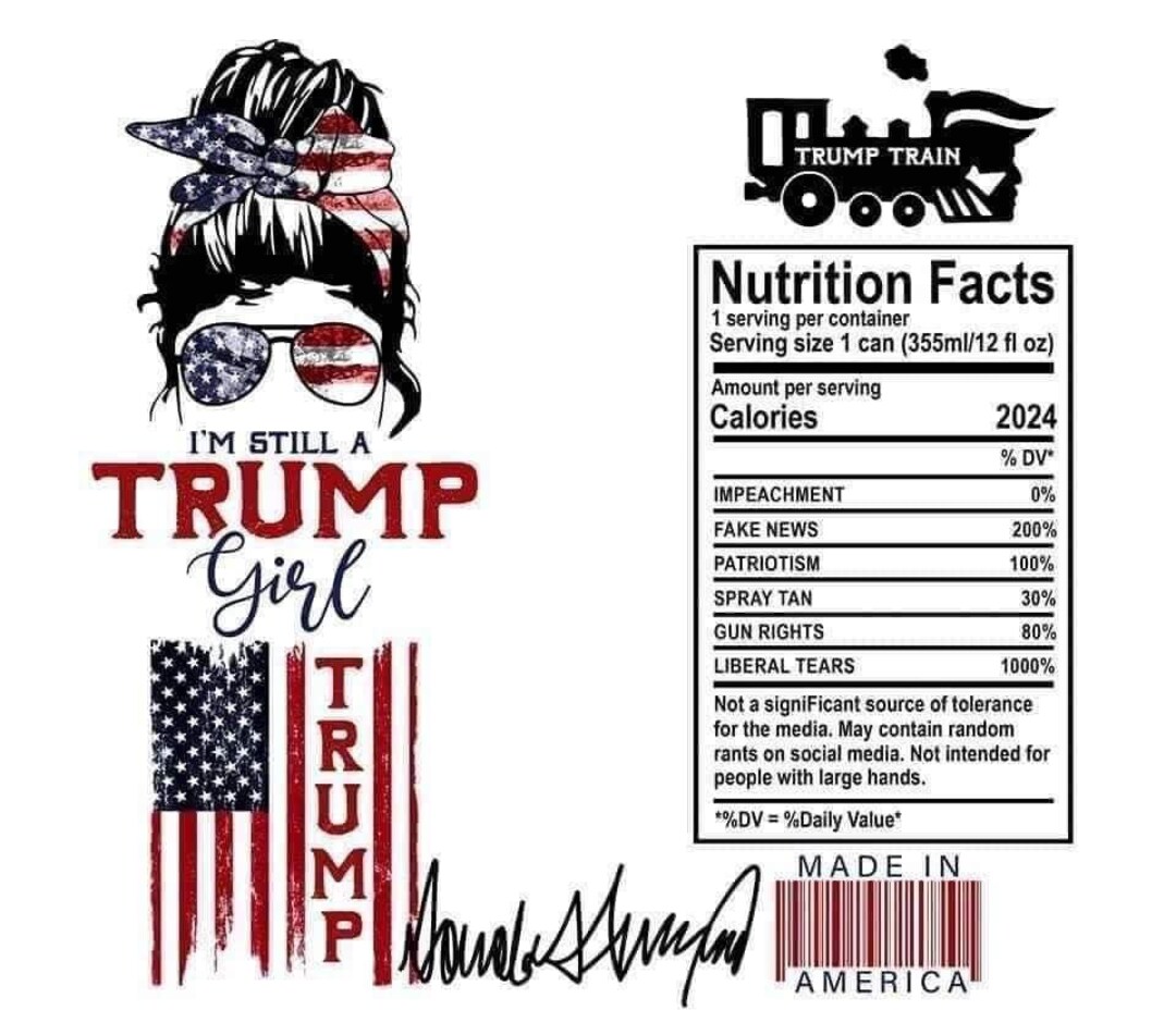 Trump Girl 20oz Tumbler Wrap - Etsy