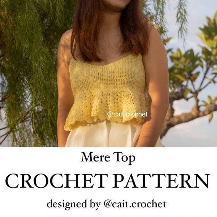 Mere Top Crochet Pattern - Etsy