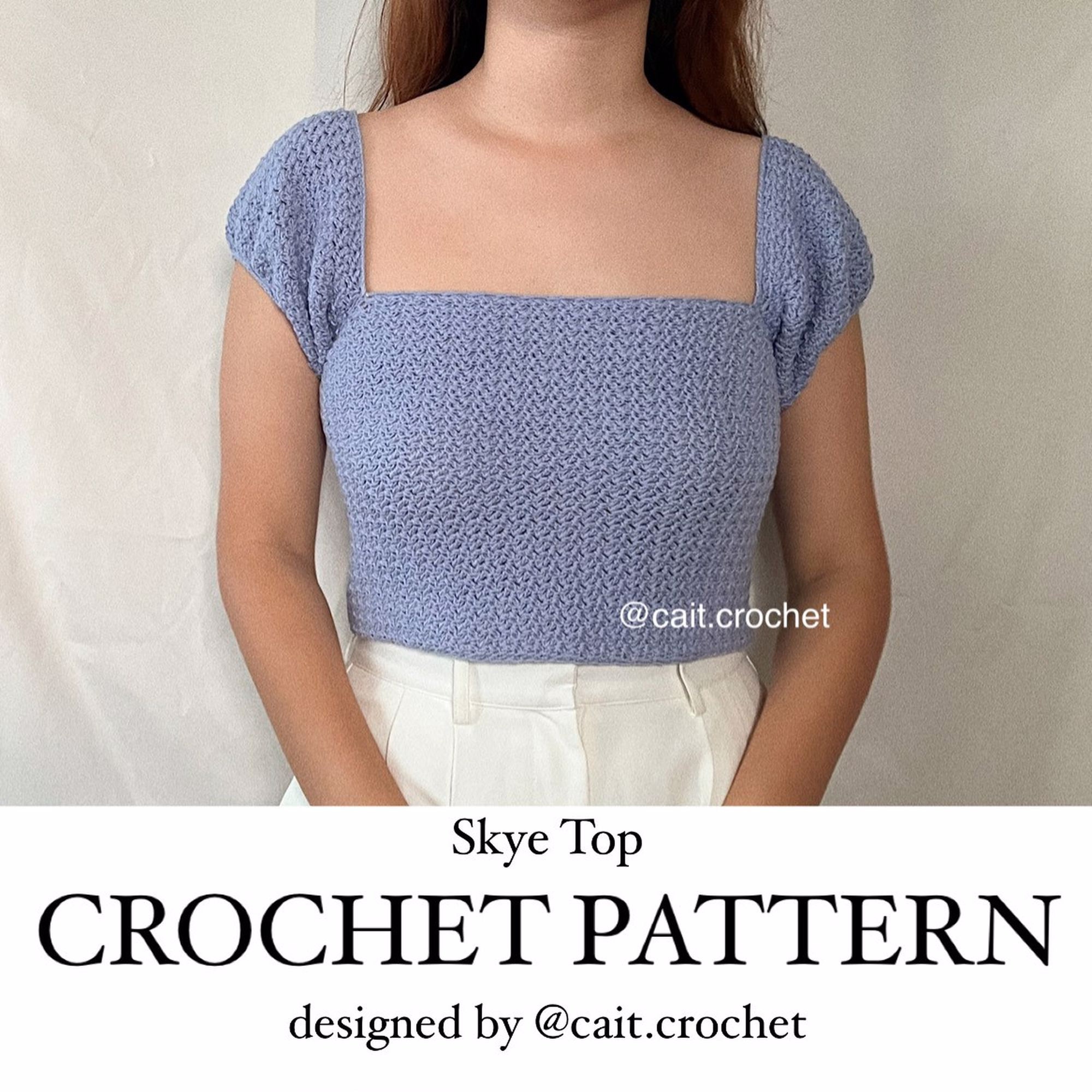 Skye Top Crochet Pattern - Etsy