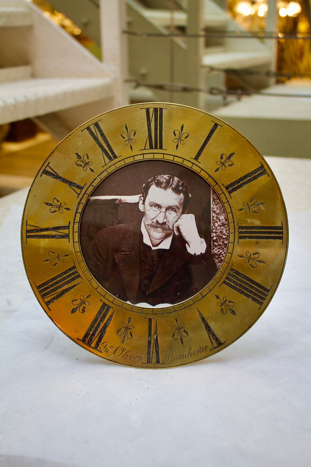 Vintage Clock Face Photo Frame - Etsy