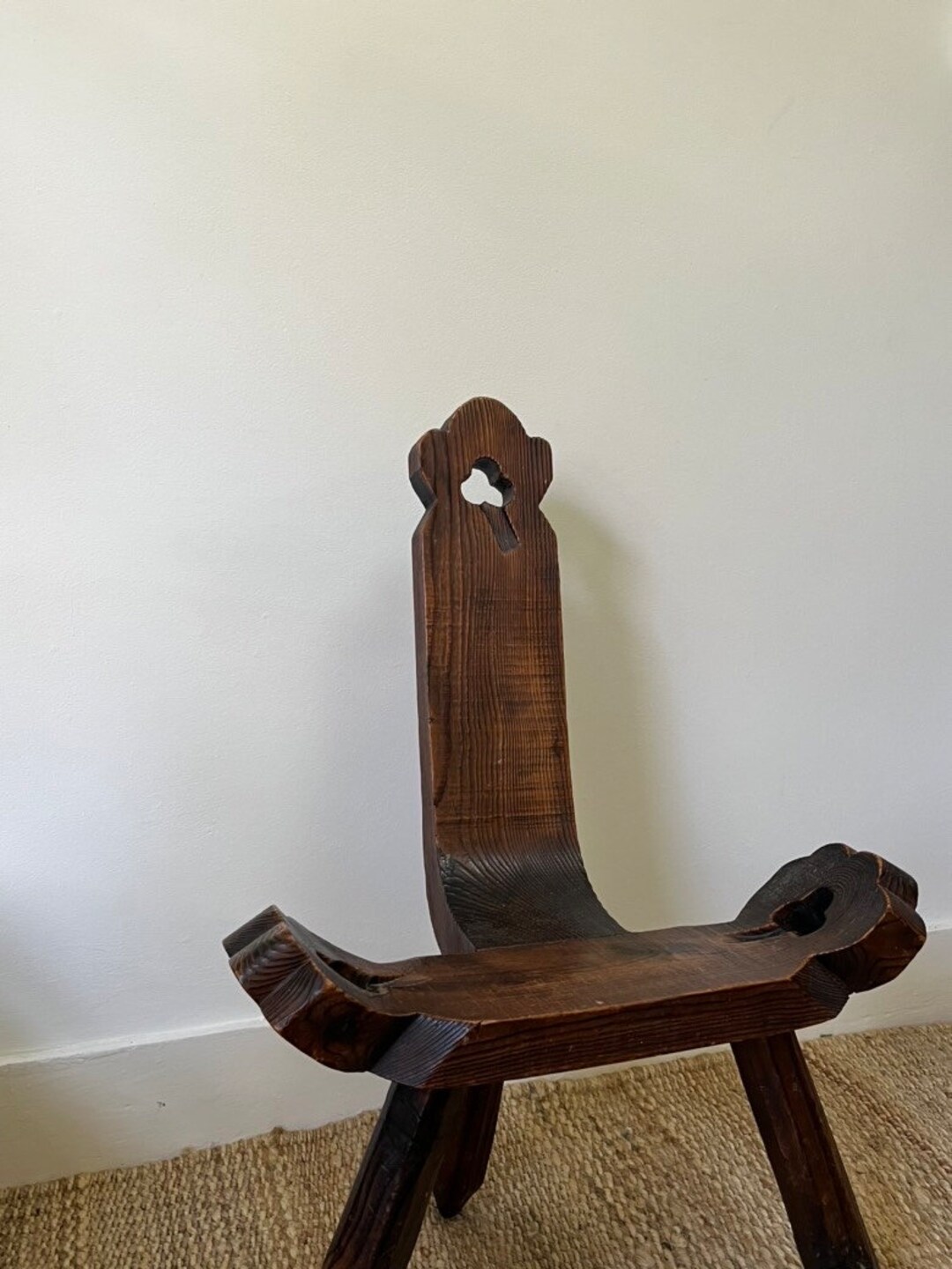 Vintage 1950's Brutalist Tripod Birthing Stool / Chair - Etsy