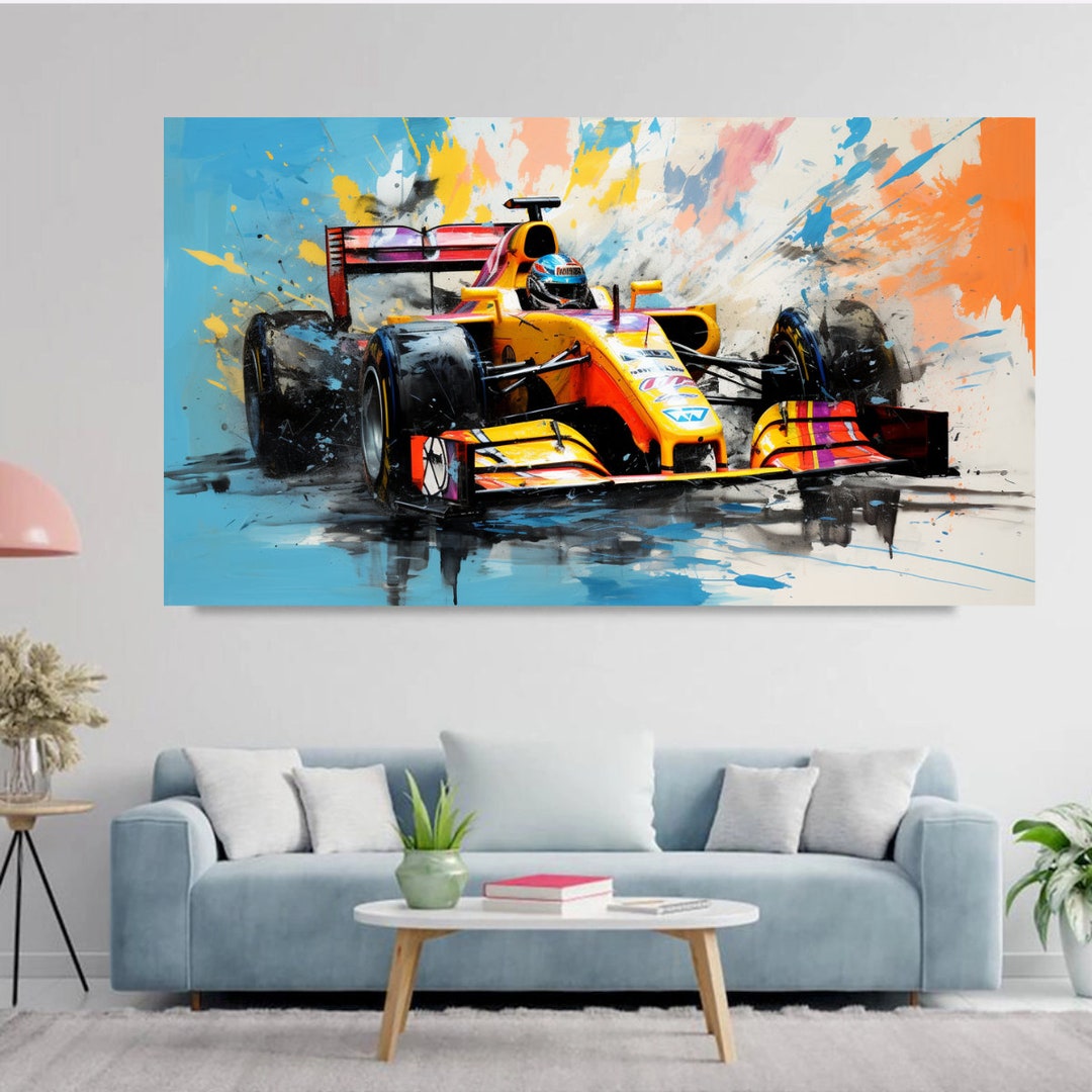 Formula 1 Wall Art Formula 1 Wall Decor Formula 1 Painting Formula 1 ...
