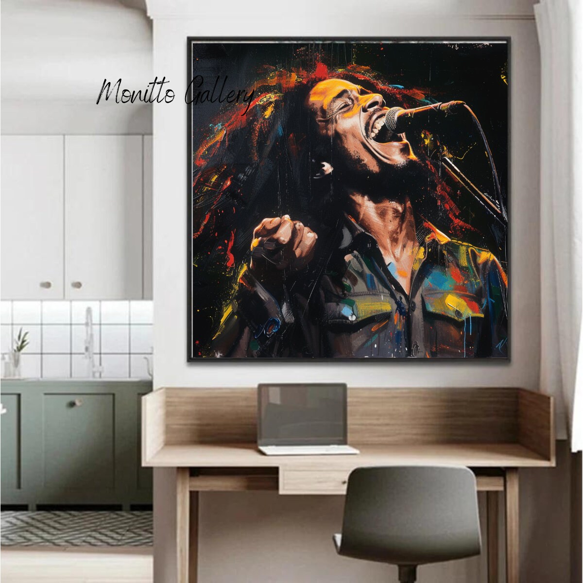 Bob Marley Painting Bob Marley Canvas Bob Marley Wall Art Bob Marley ...