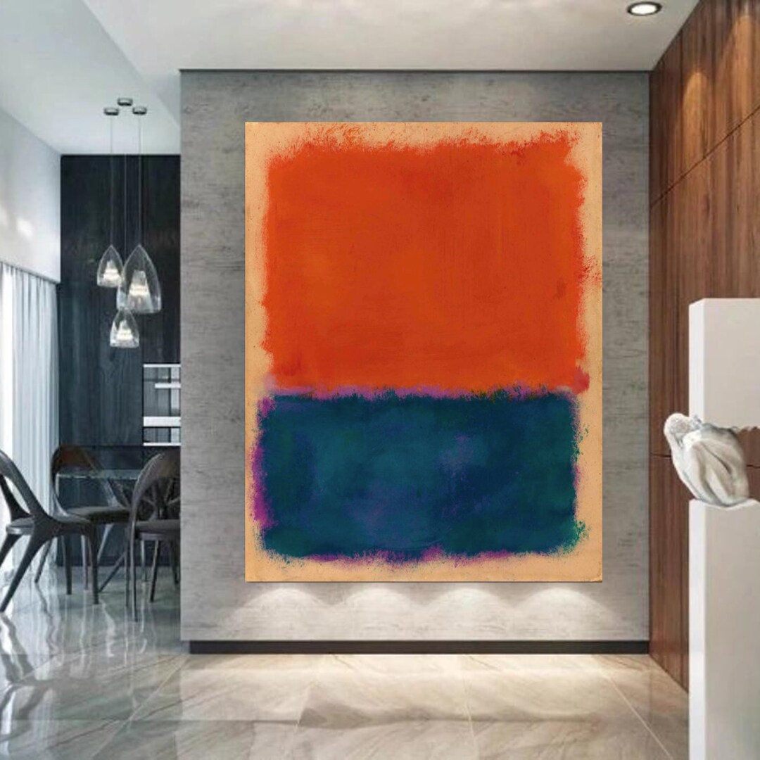 Mark Rothko Inspired Oil on Canvas Mark Rothko Canvas Wall Art - Etsy
