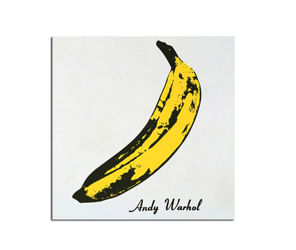 Andy Warhol Banana Andy Warhol Pop Art Wall Art Canvas Velvet Underground Vinyl Andy Warhol Art ...