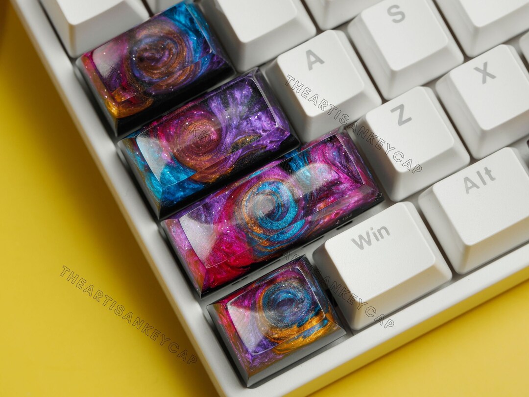 Artisan Keycap Galaxy Space 1.5U Resin Keycap Cute Keycap for - Etsy
