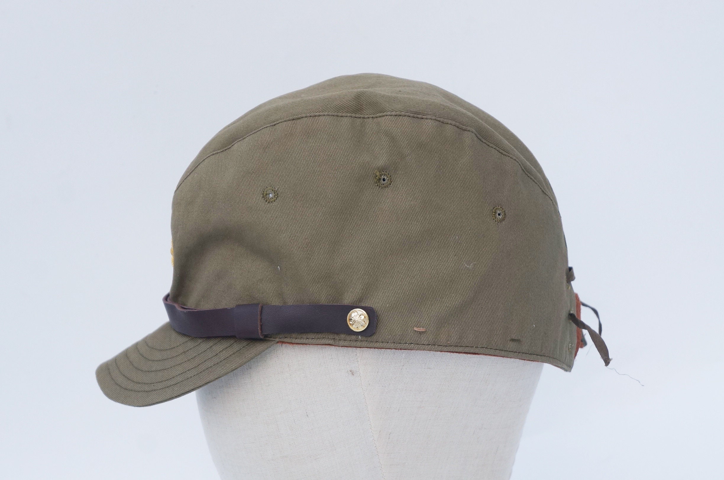 WW2 Imperial Japanese Army Officer Field Cap Gabardine Winter IJA IJN ...