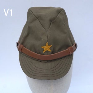 WW2 Imperial Japanese Army Field Cap Hat EM Officer IJA IJN Cotton ...