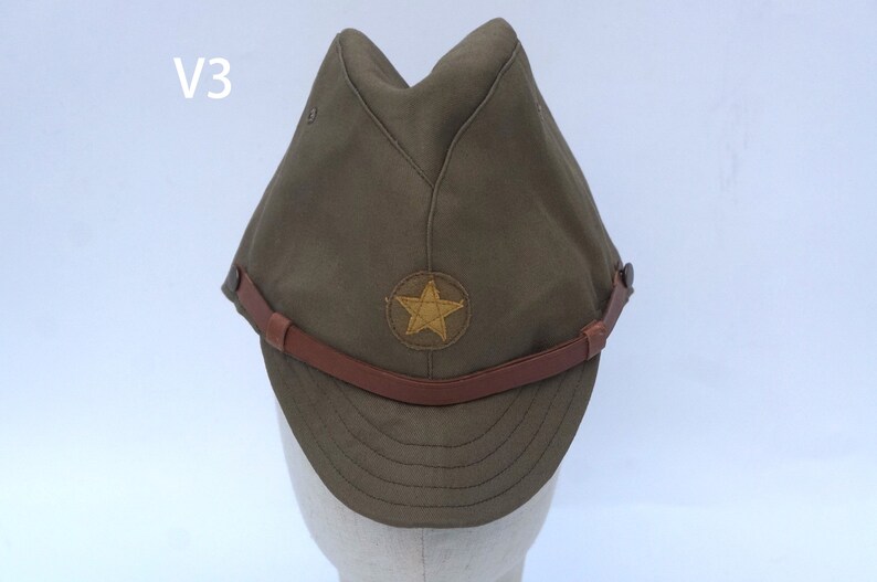 WW2 Imperial Japanese Army Field Cap Hat EM Officer IJA IJN Cotton ...
