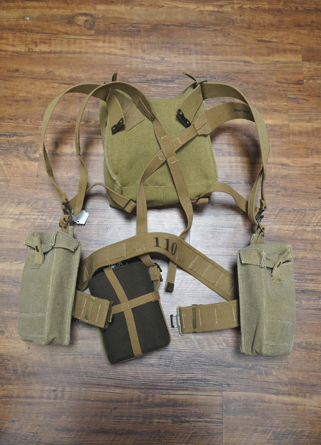 WW2 British P37 Webbing Gear Ammo Pouches Cartridge Belt Uniform - Etsy