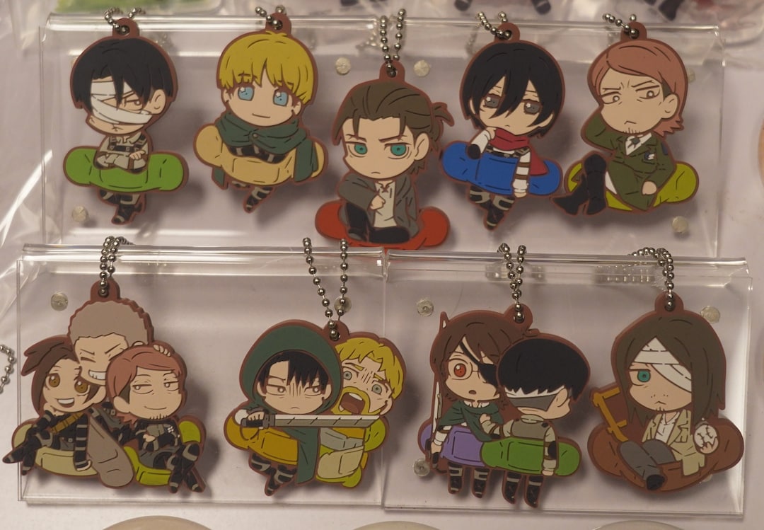 Attack on Titan Keychain Eren Jean Connie Sasha Character Goods ...