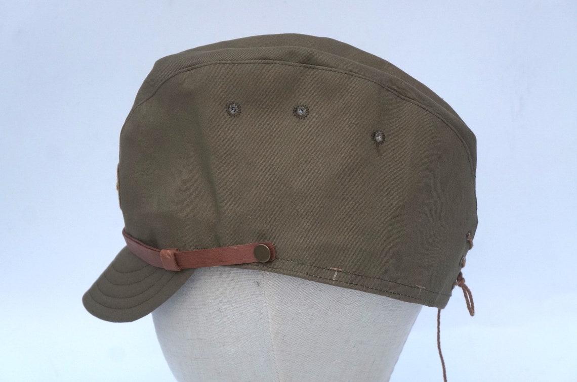 WW2 Imperial Japanese Army Field Cap Hat EM Officer IJA IJN Cotton ...