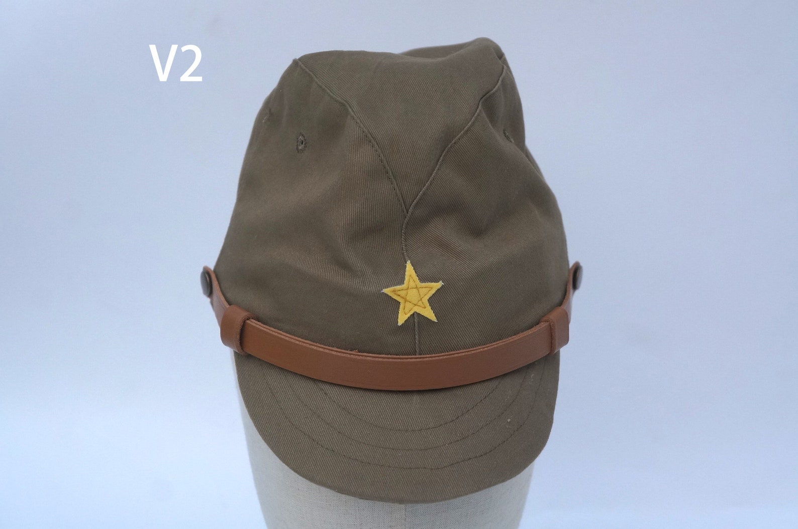 WW2 Imperial Japanese Army Field Cap Hat EM Officer IJA IJN Cotton ...