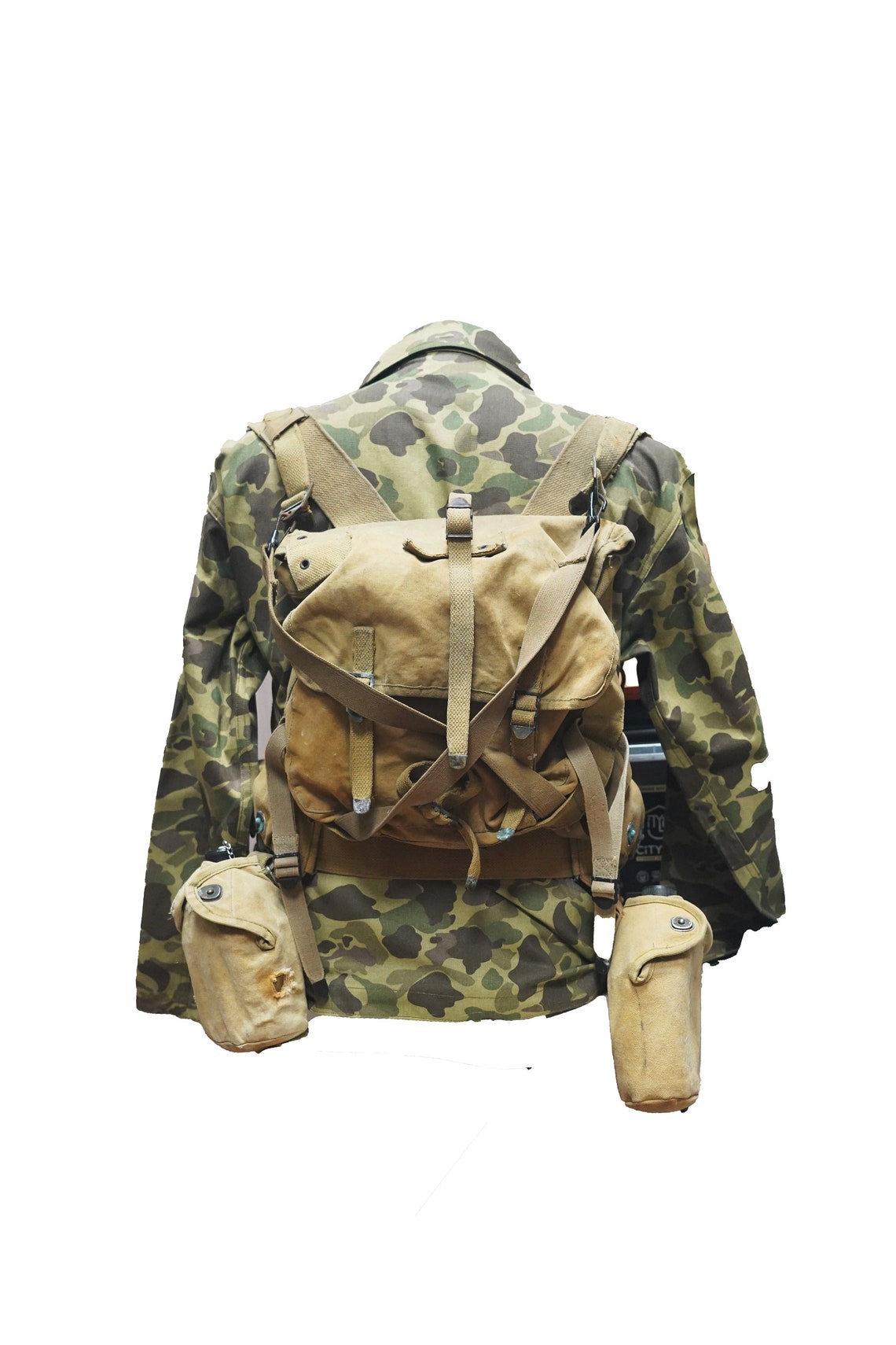 WW2 USMC the Pacific Original Movie Props Gear Set Certificate Included ...