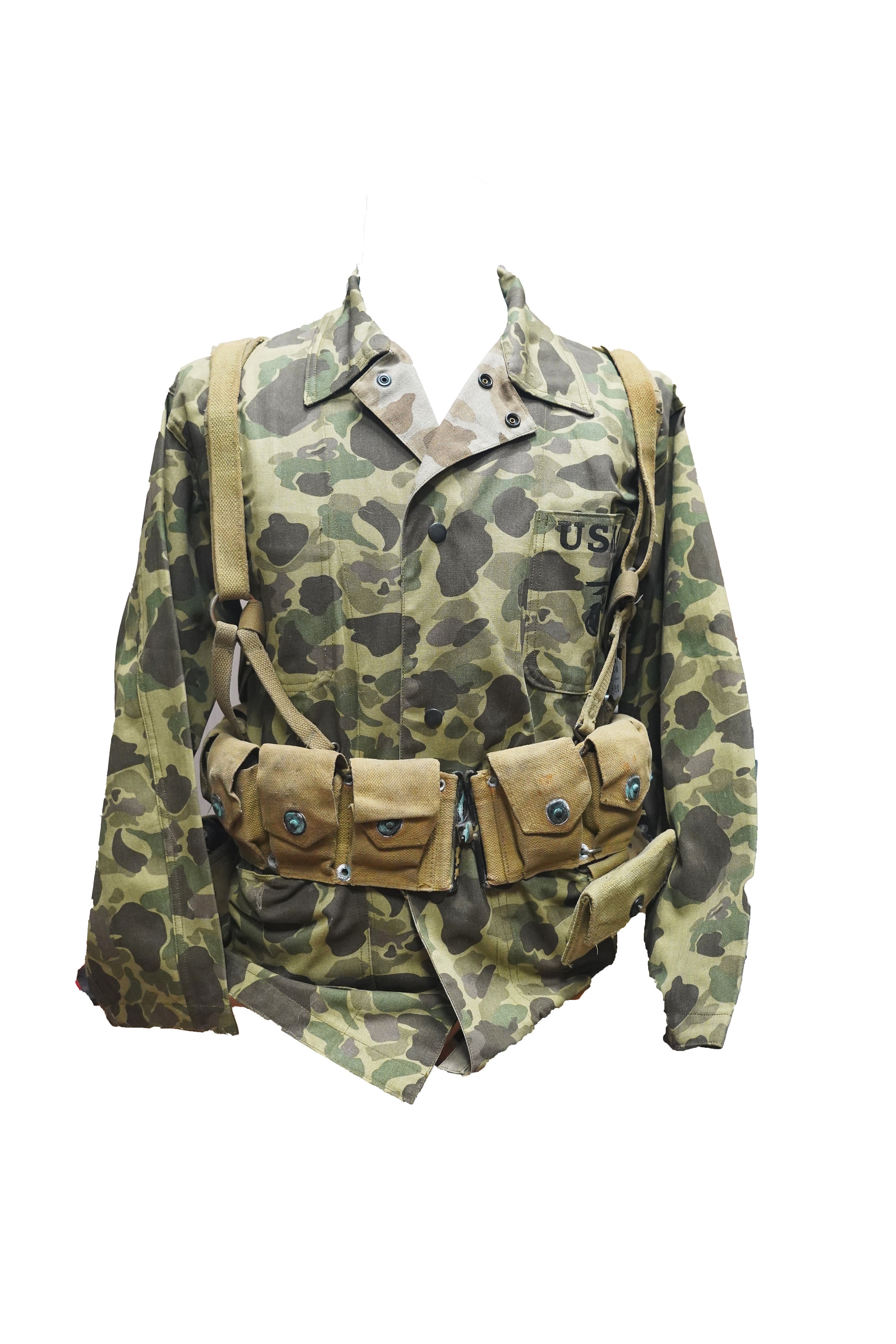 WW2 USMC the Pacific Original Movie Props Gear Set Certificate Included ...