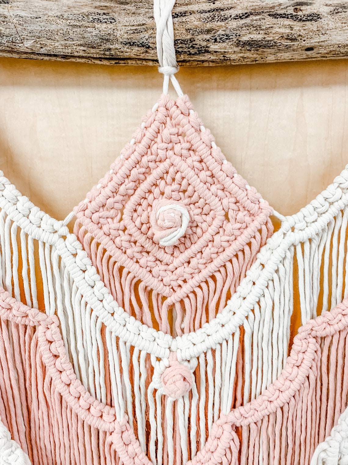 Boho Romantic Macrame Wall Hanging: the Rebecca - Etsy