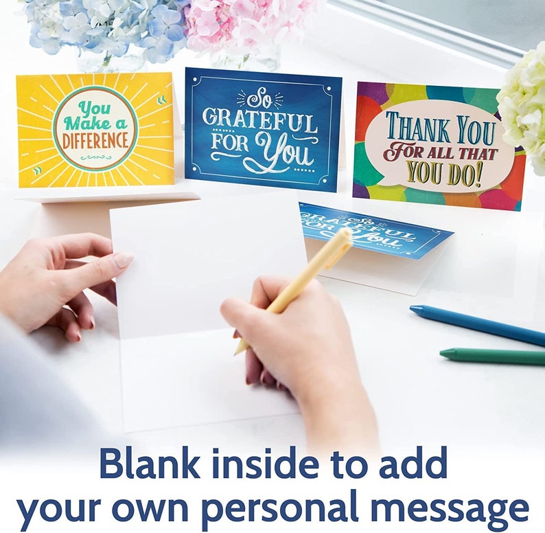96 Appreciation Cards With Envelopes - Team Gifts, Teacher Gifts Bulk ...