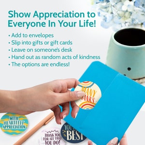 100 Mini Bulk Appreciation Gifts - 2.25” Token of Appreciation Chips ...