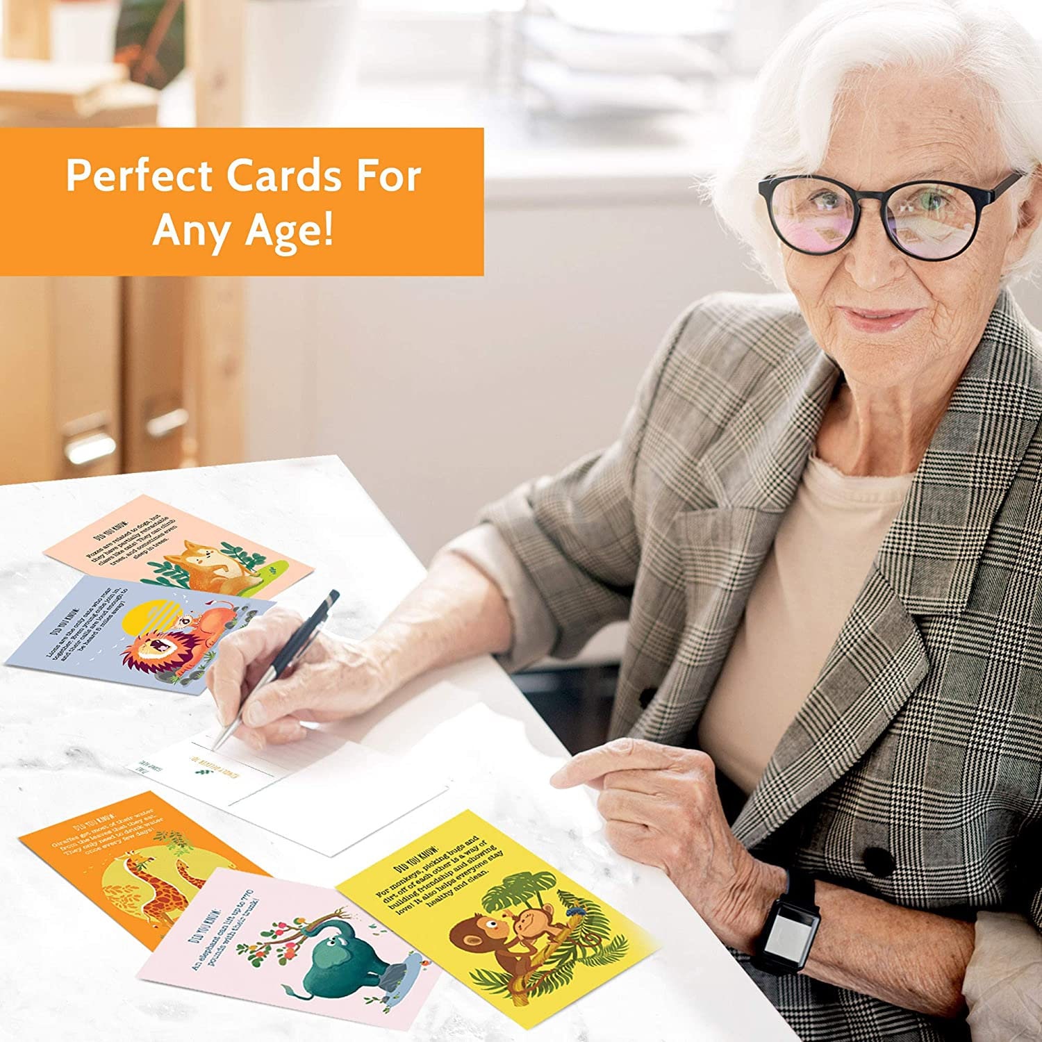 40 Animal Fun Fact Postcards Bulk Thinking of You Postcard - Etsy