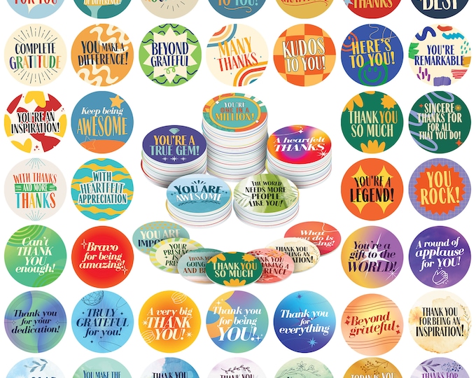 24 Appreciation Cards With Envelopes Team Gifts, Teacher Gifts Bulk ...