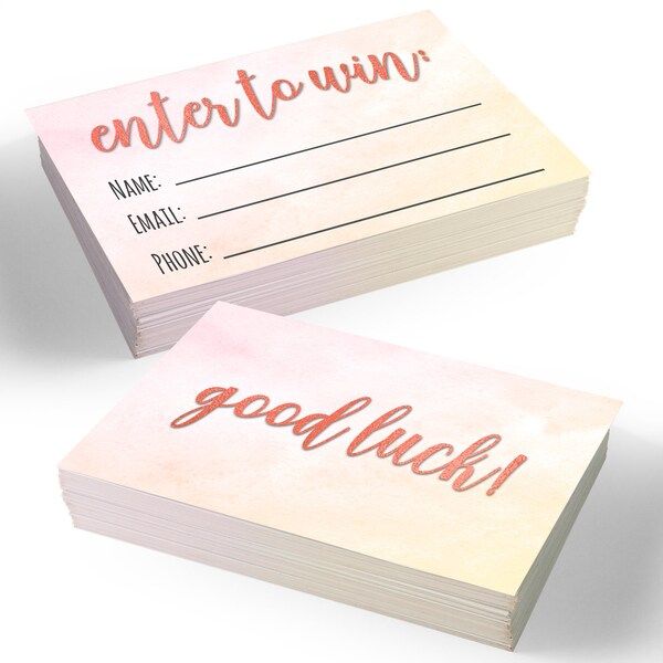 Enter to Win Raffle Sign - Etsy