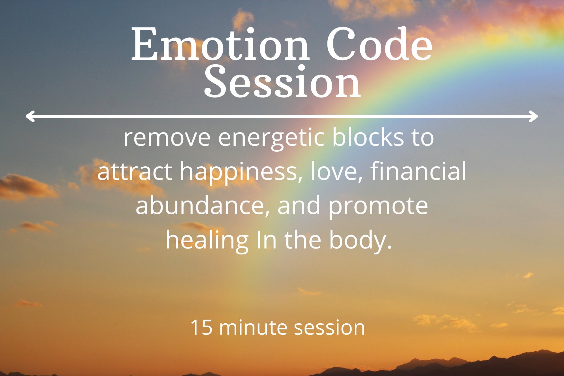 15 Minute Emotion Code Session. - Etsy