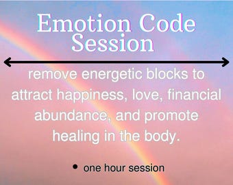 One Hour Emotion Code Session. - Etsy