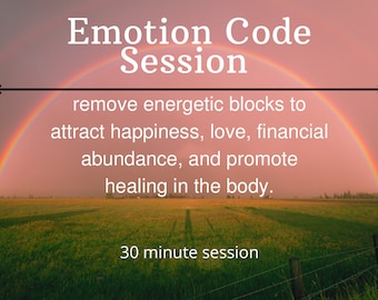 One Hour Emotion Code Session. - Etsy