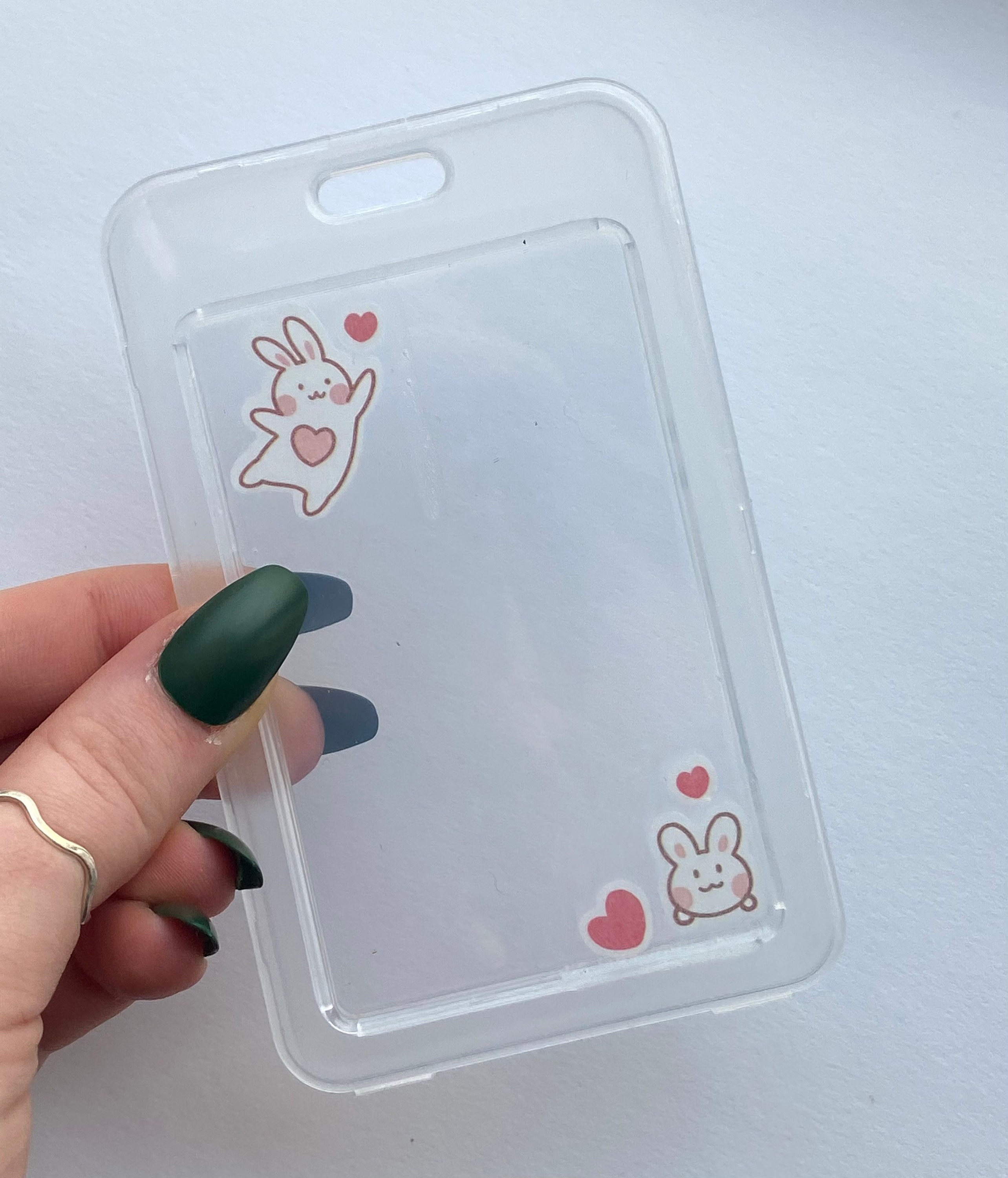 Cute Bunny ID Card Case Badge Holder Card Holder | Etsy