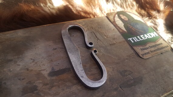 Medieval Lighter in Carbon Steel Design 2 // Leather Stove | Etsy