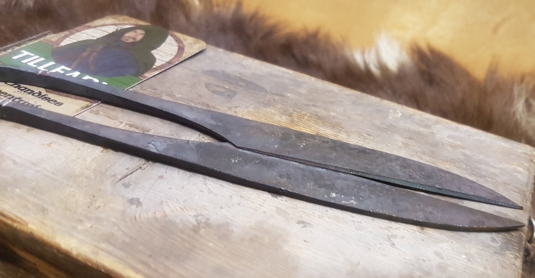 Medieval Carbon Steel Scissors // - Etsy