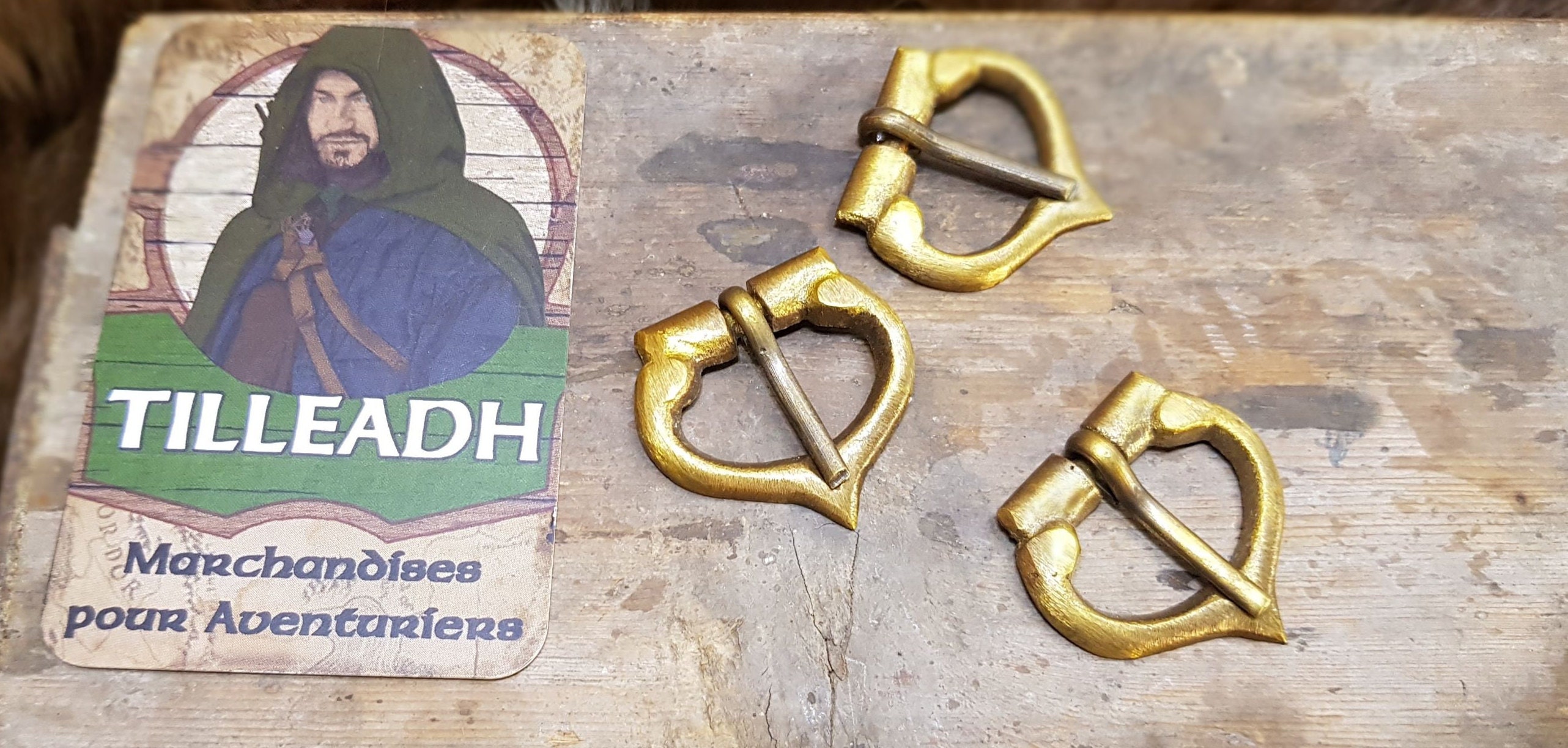 Medieval Loop // Medieval // Brass - Etsy UK
